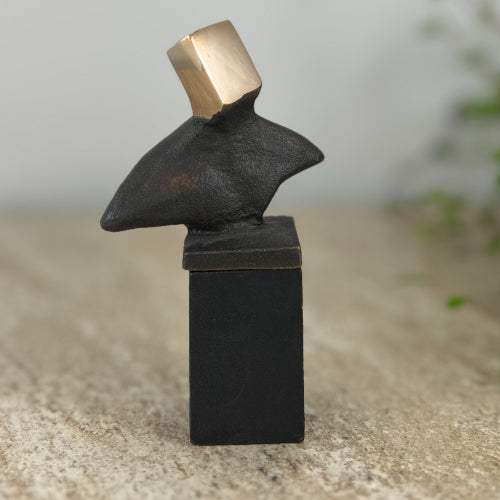 Den drømmende – Vinprop i bronze